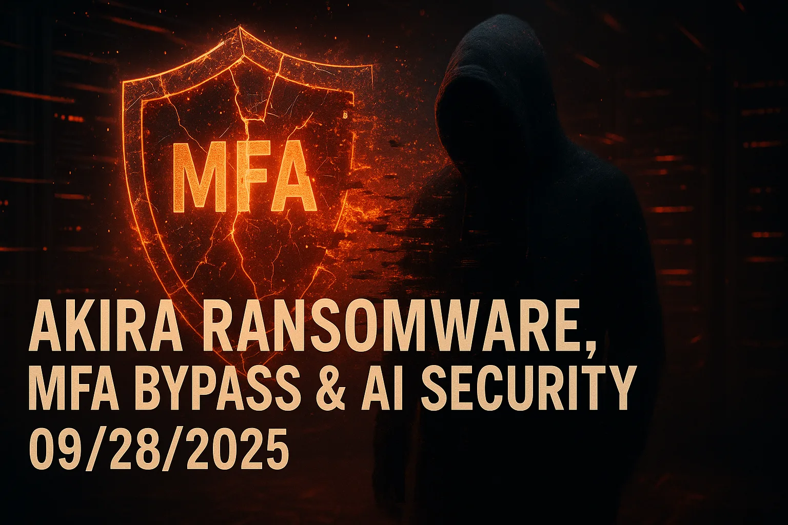 Akira Ransomware, MFA Bypass & AI Security - 09/28/2025 - Grab The Axe